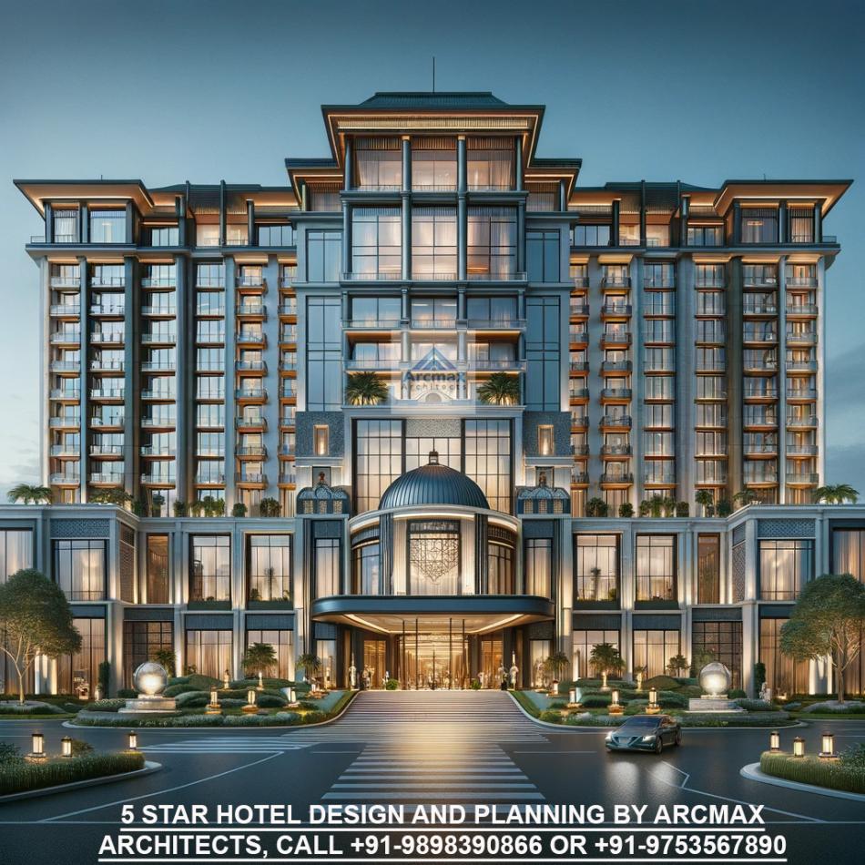 Custom Hotel Design & Sustainable Planning |Arcmax Architects